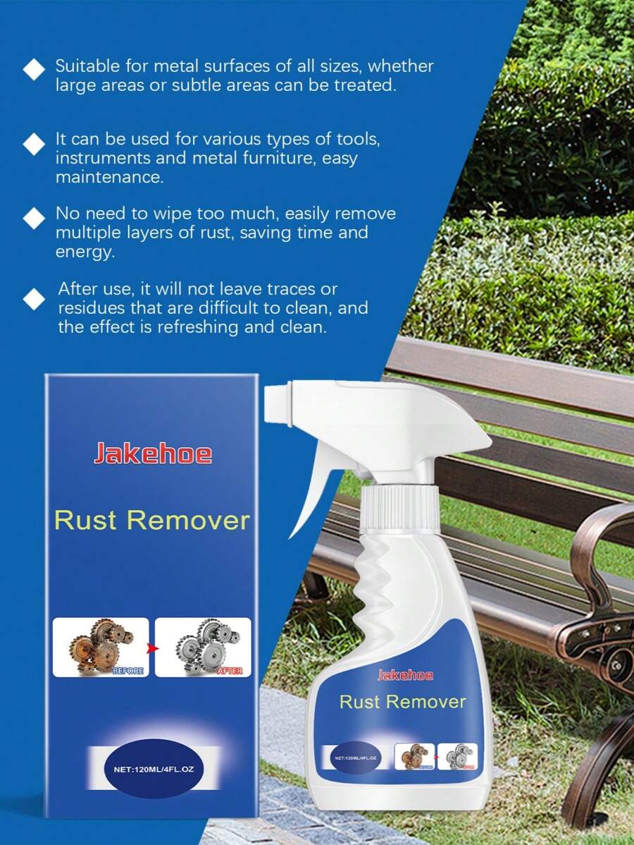 Metal Surface Rust Remover: Degreasing And Derusting, Cleaning Metal ...