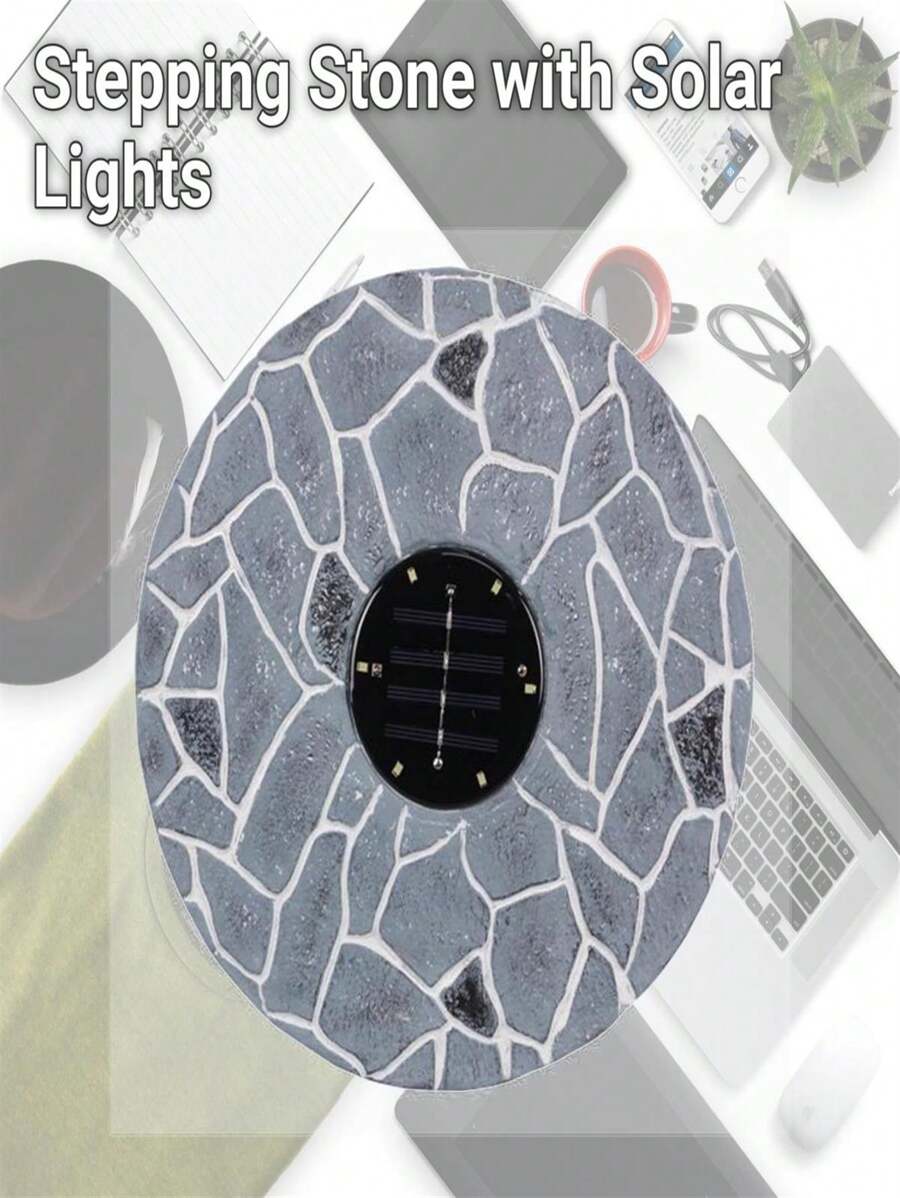 Stepping Stone With Solar Lights | SHEIN USA