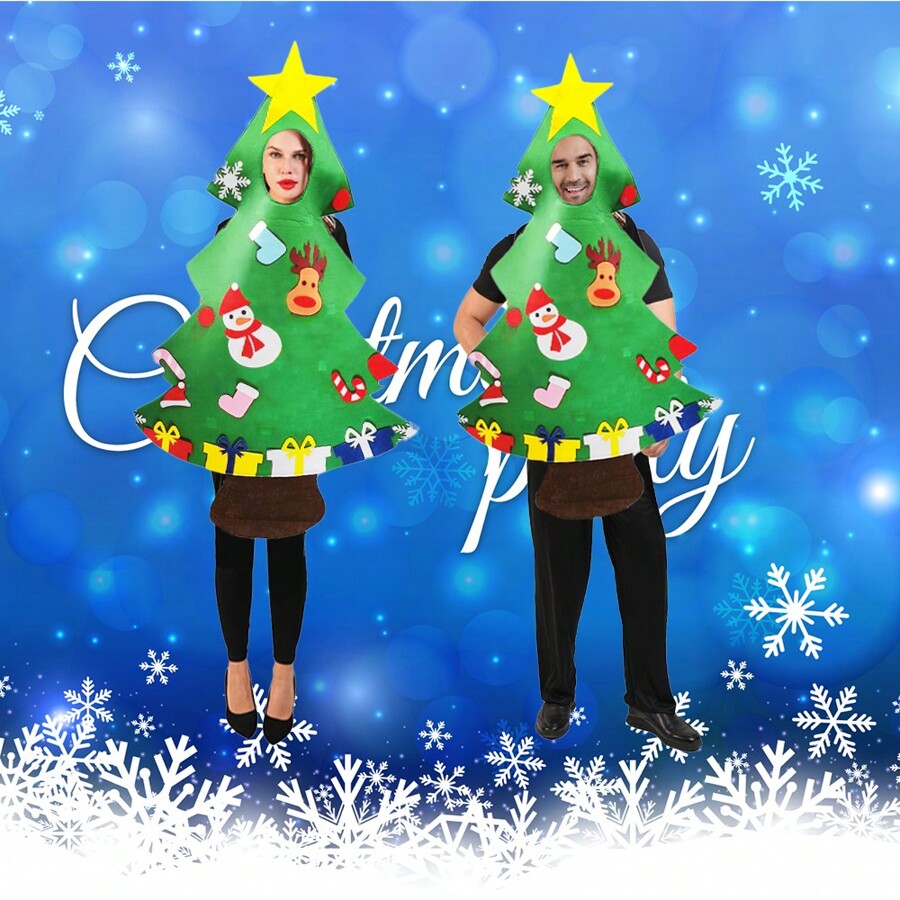 Unisex Adult Christmas Tree Dress Up Party Costume for Sale Australia ...