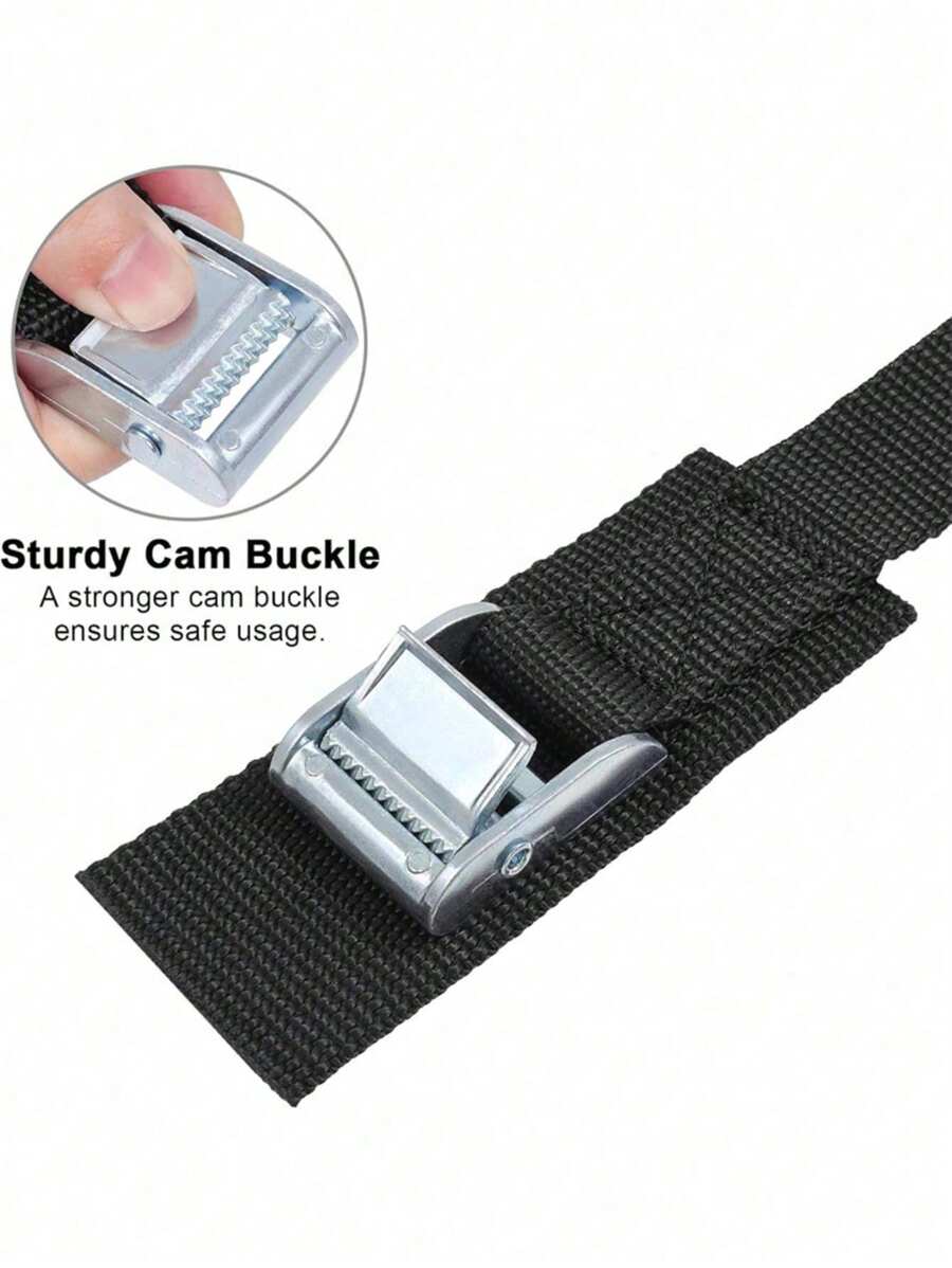 Black 1 Piece Lashing Strap Cargo Lashing Strap Up Motorcycle Truck ...