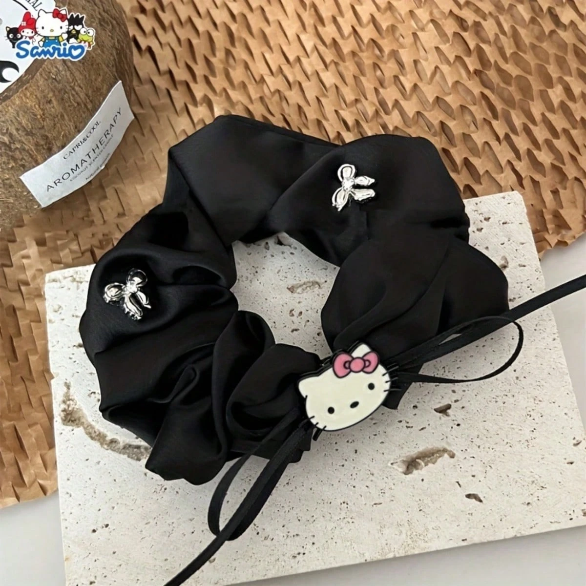 Sanrio 1 Pc Hello Kitty New Black Headband Genuine, Niche Design Cute ...