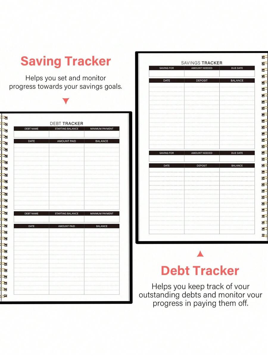 1 This Budget Plan Records The Daily Monthly Expenses Notebook ...