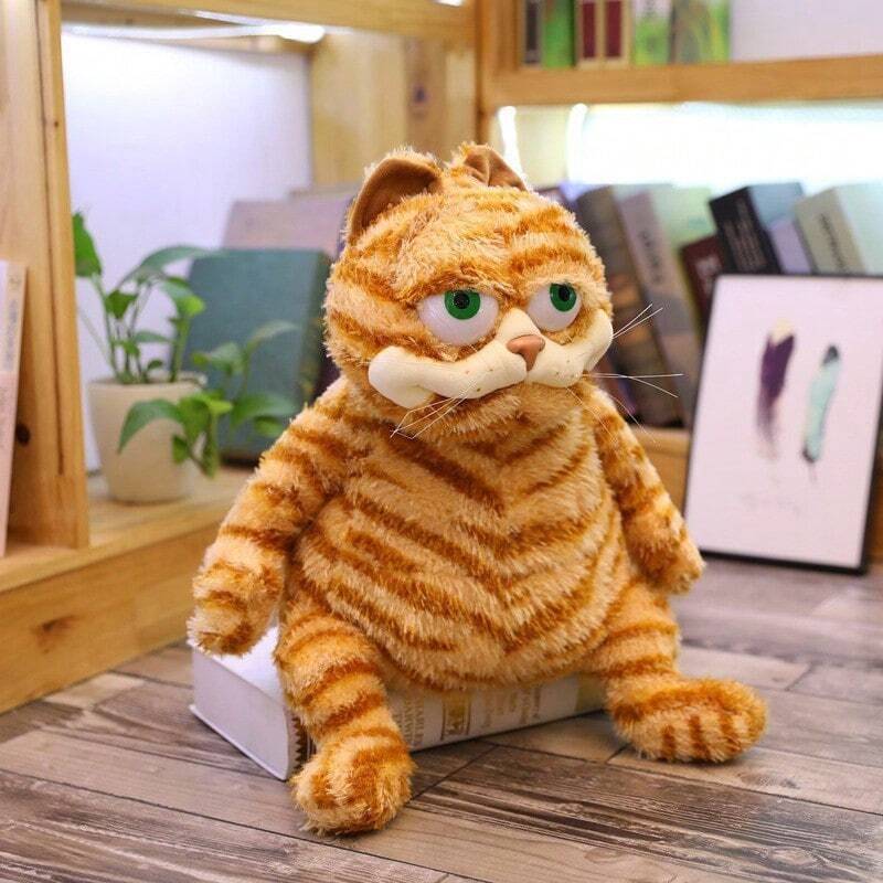 GARFIELD 11.7"-16.5"Classic Garfield Plush Fat Orange Cat Plush Pillow ...