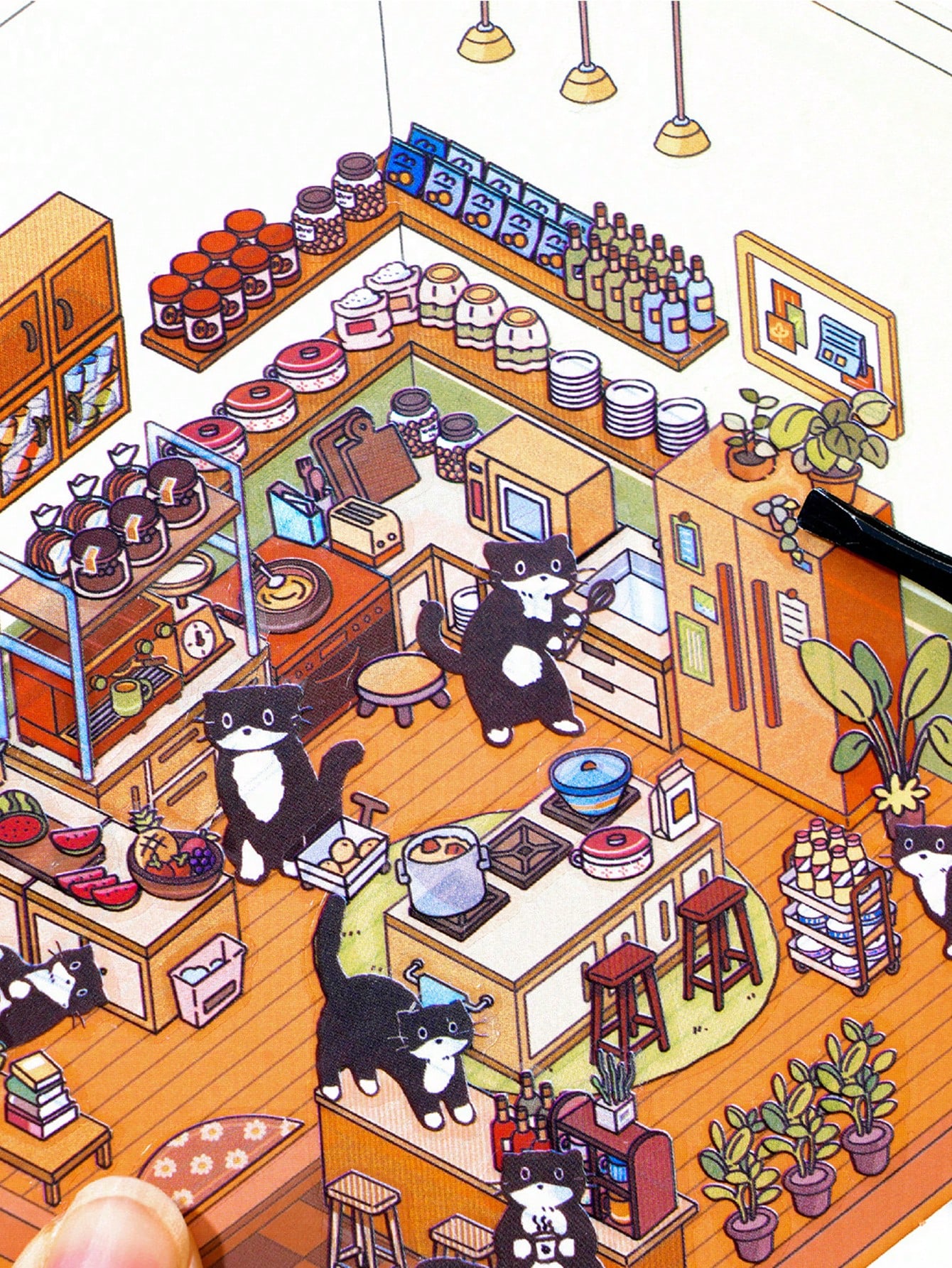 3pcs 3D Stereoscopic Landscape Stickers - Warm And Gentle Stereoscopic ...