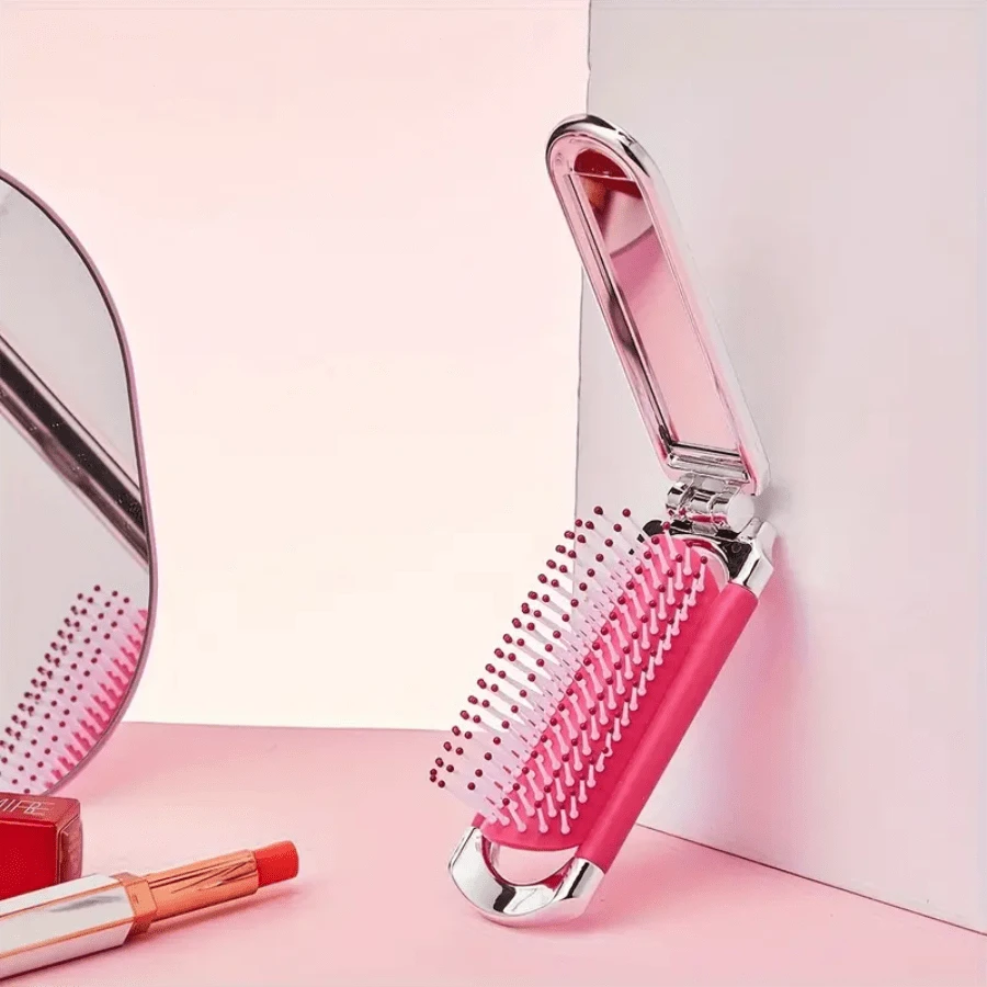 Miniso Sunlight Shine Series 2-In-1 Portable Folding Mirror Comb ...