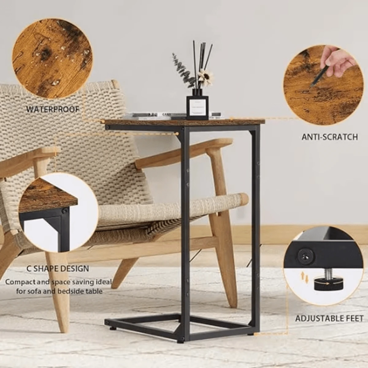 C-Tail Table A Set Of Sofa High Side Table | SHEIN USA