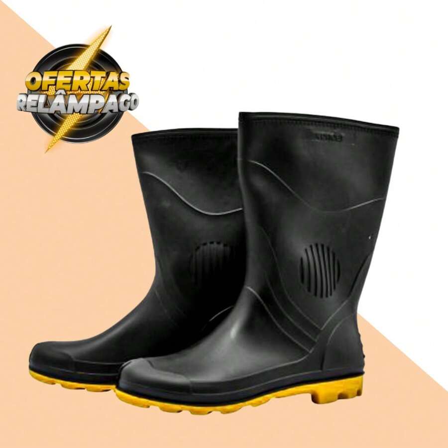 White Waterproof PVC Galosh Boot For Cleaning And Non-Slip Cleaning for ...