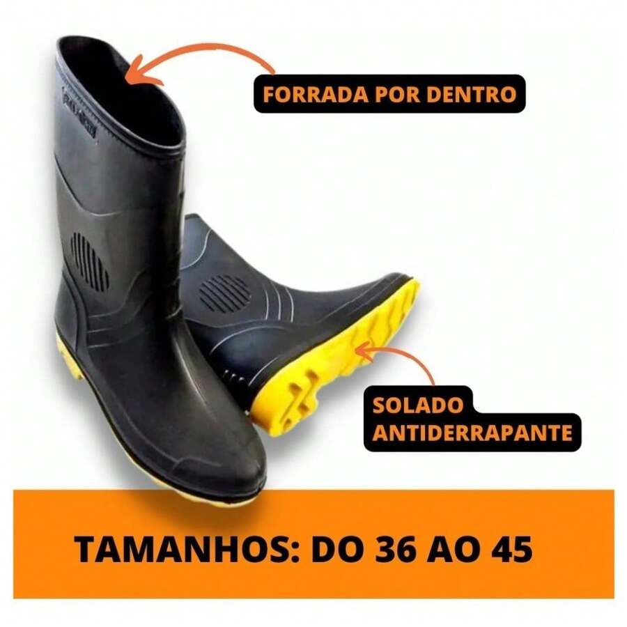 White Waterproof PVC Galosh Boot For Cleaning And Non-Slip Cleaning for ...