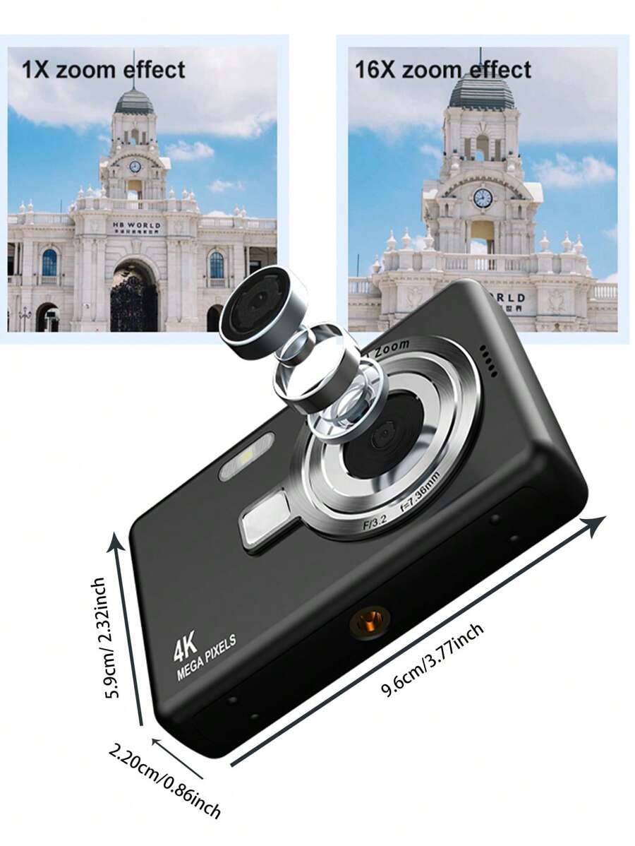 Portable Mini Digital Camera, Tiny Campus CCD Digital Photo Video ...