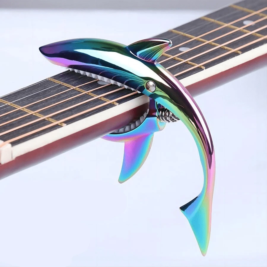 1pc Shark Shape Guitar Capo, For Guitar & Electric Guitar, Good Feel ...