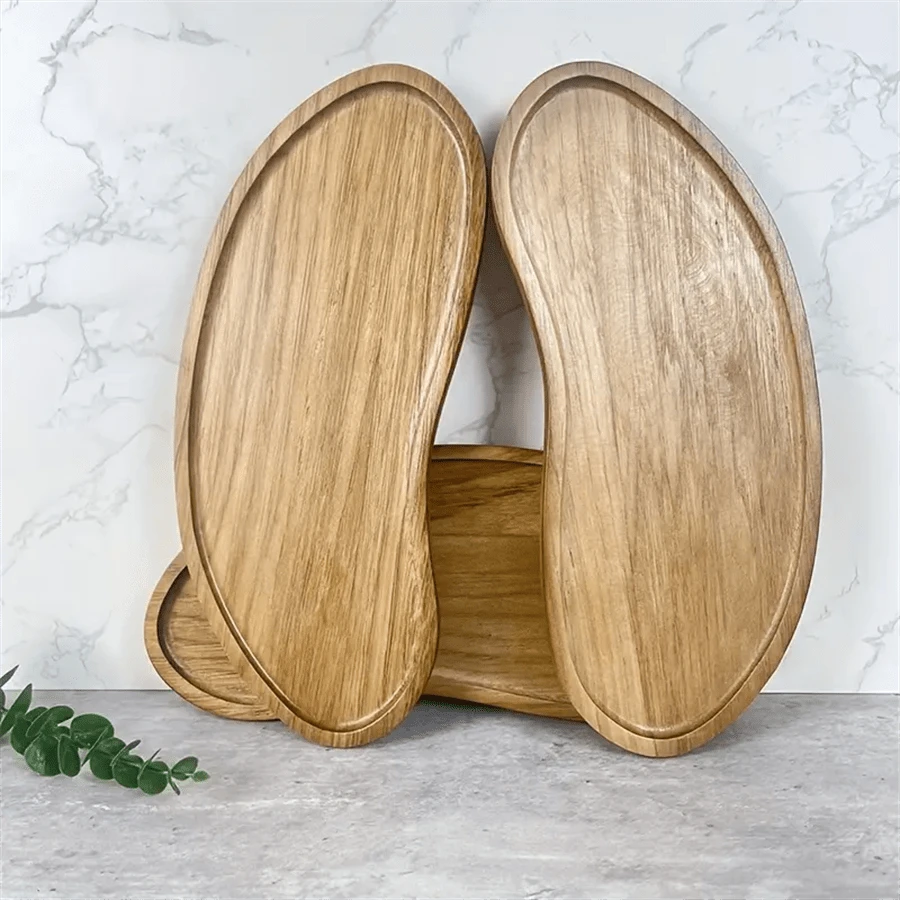 Wooden Tray, Multi-Purpose Wooden Tray, Restaurant Service Serving Tray ...