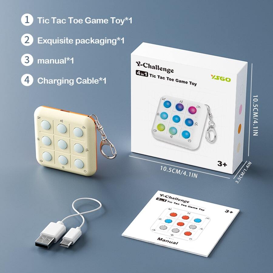 Super Portable Electronic Tic Tac Toe Game For Kids, Multi-Mode ...