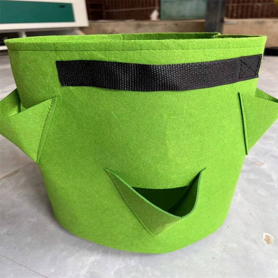 Thickened Felt Planting Bucket, Plant Seedling Bag, Felt Strawberry ...
