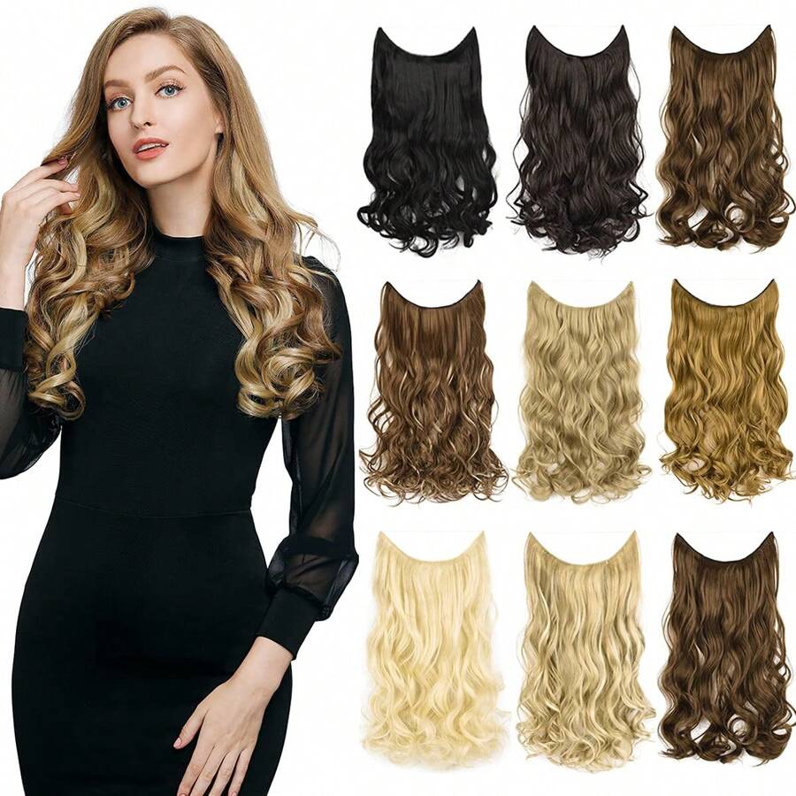 Yamel Extensiones de cabello invisibles con cable secreto, extensiones ...