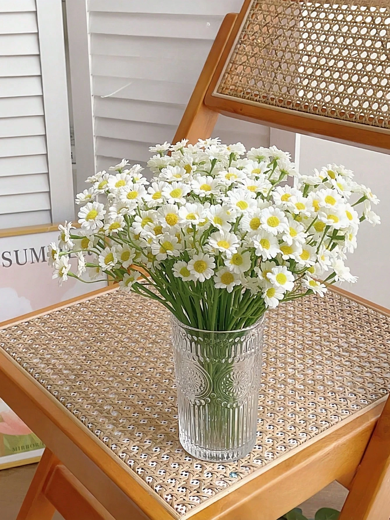 1 Pc Artificial Daisy Fake Flower Greenery Decor, Eternal Life ...