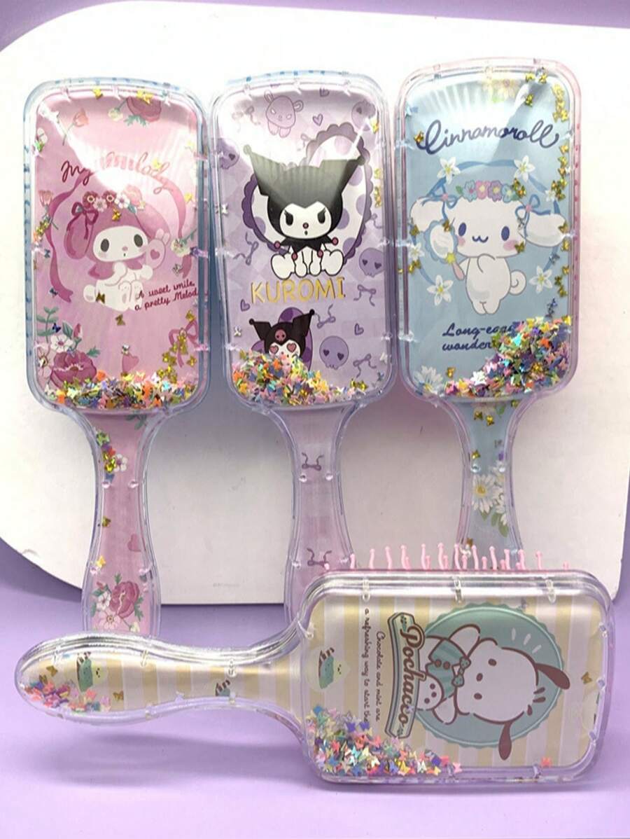 Sanrio 4 Sets Of Kawaii Combs Anime Characters Can Comb Combs With ...