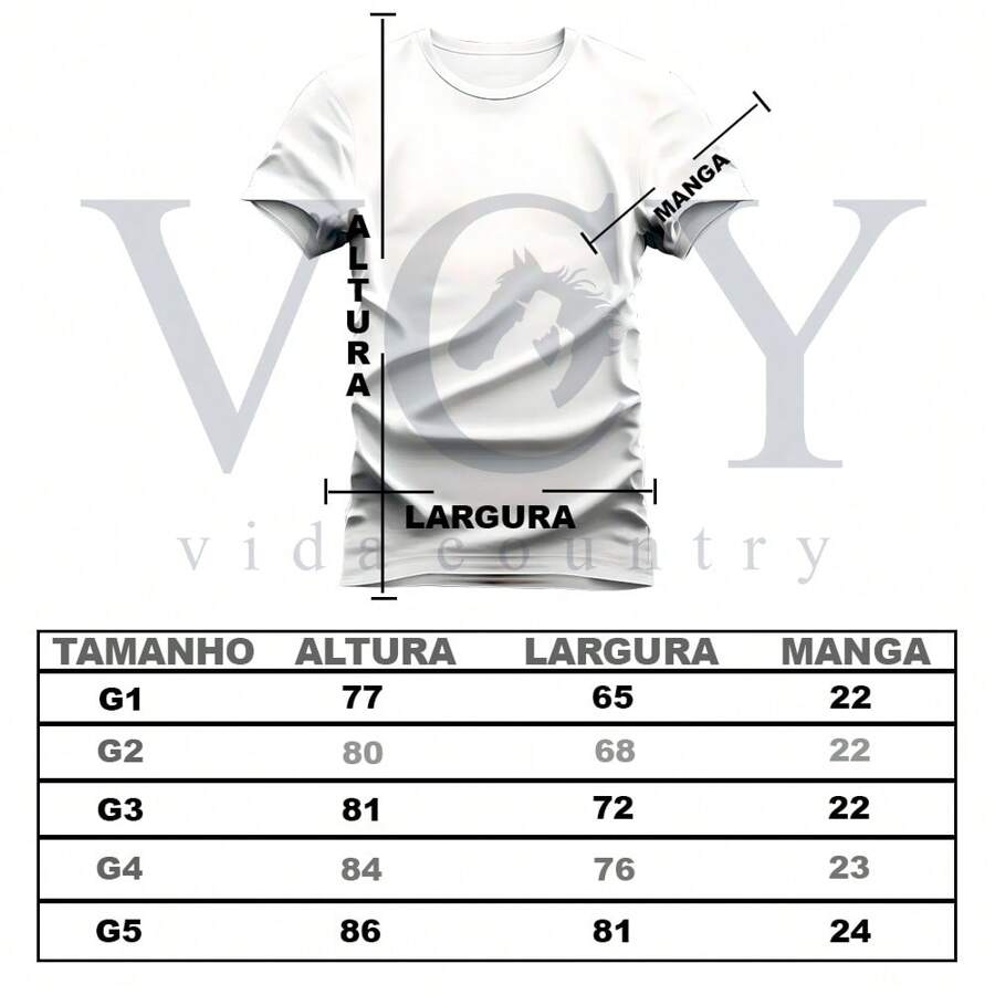 Vida Country Camiseta Plus Size Extra Grande Masculina Country ...