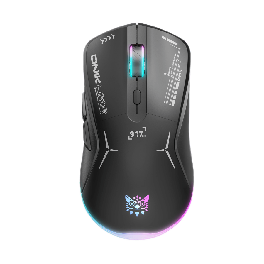 ONIKUMA CW917 Black Gaming Mouse Wired Wireless Mouse 2.4G Connection ...