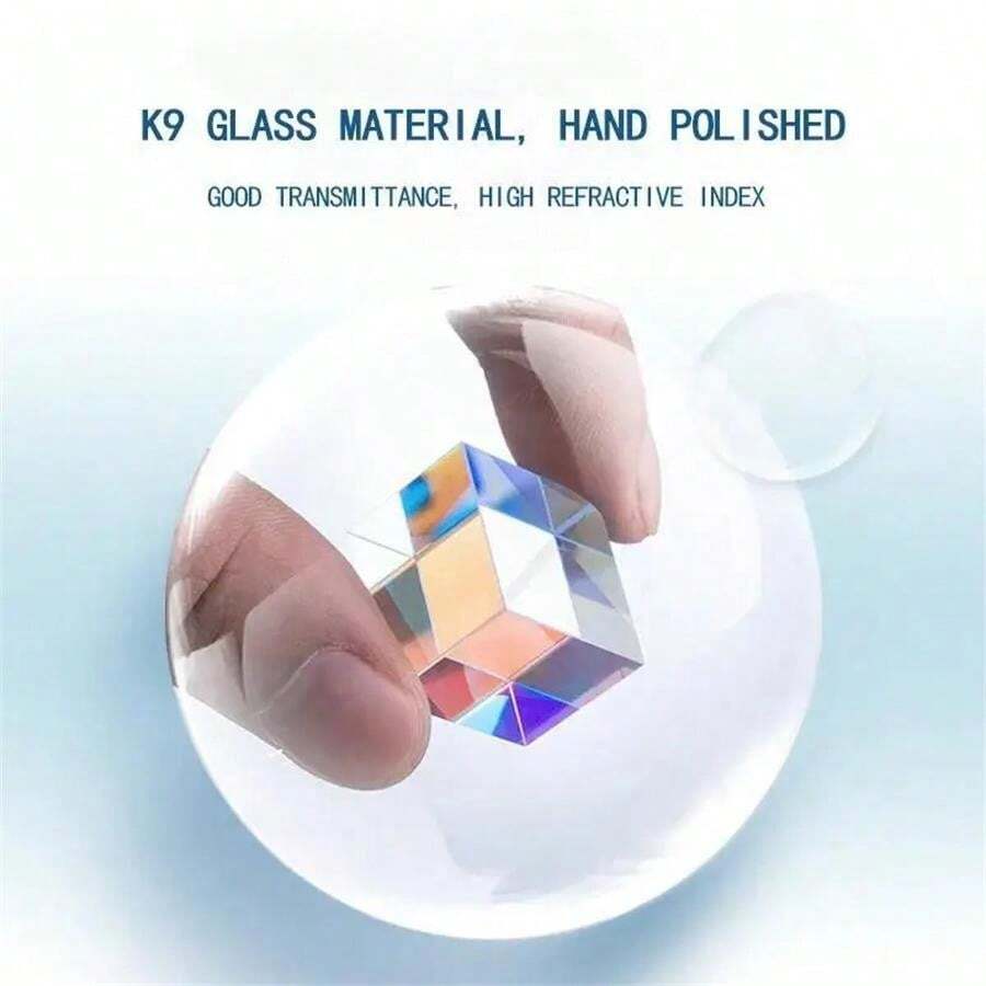 1pc Optical Glass X-Cube Dichroic Cube: RGB Beam Combiner Splitter ...
