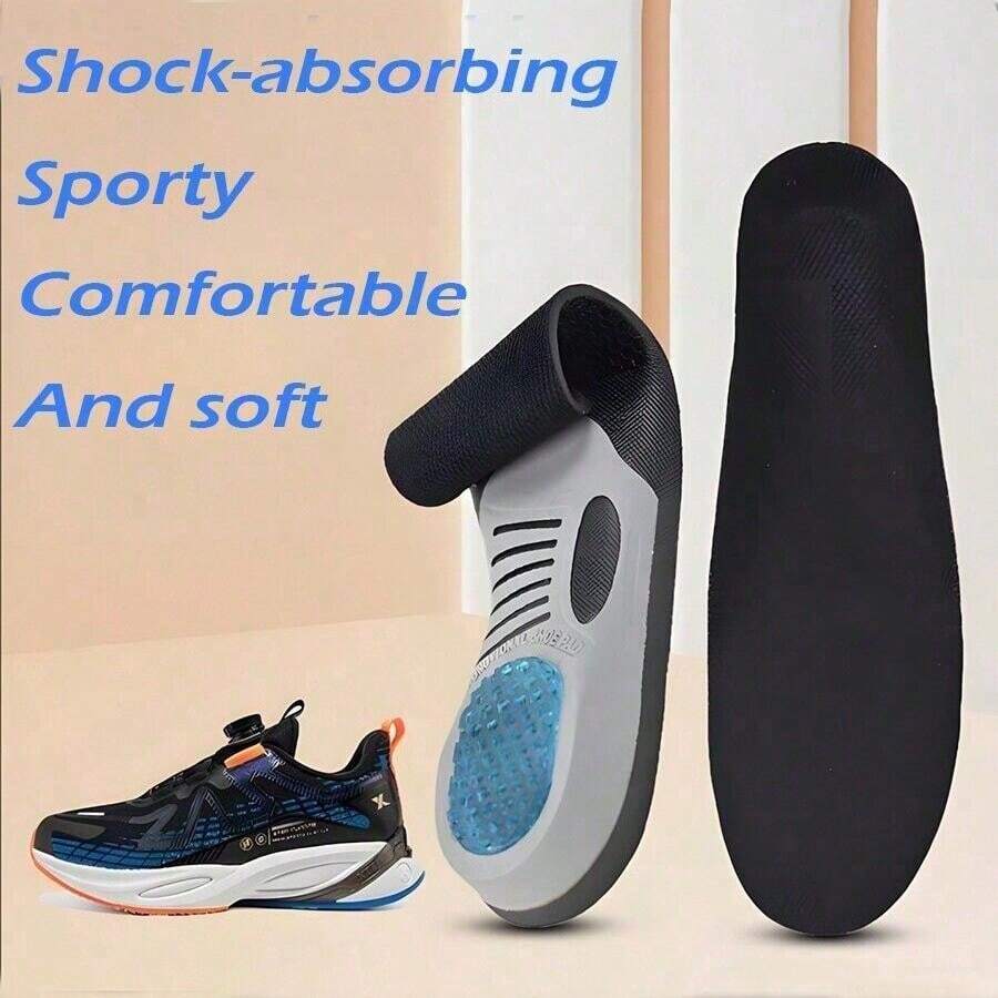 1 Pair EVA Shoe Insoles, Honeycomb Shock Absorbing Gel Insoles, Sports ...