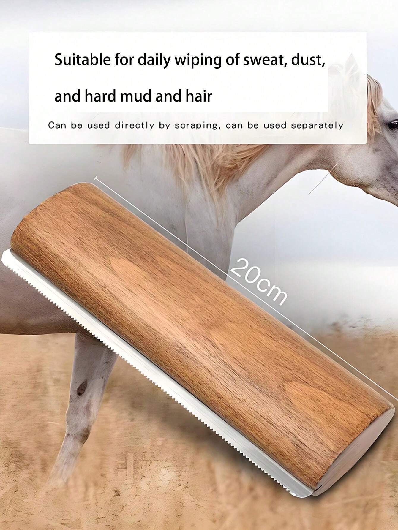 Wooden Saw-Toothed Horse Sweat Scraper Grooming Tool for Sale Australia ...