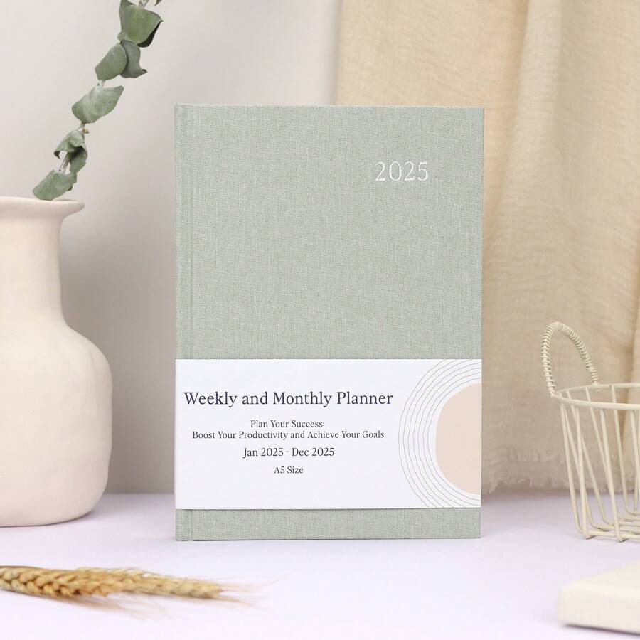 2025 Planner - Weekly And Monthly Planner, January 2025 - December 2025 ...