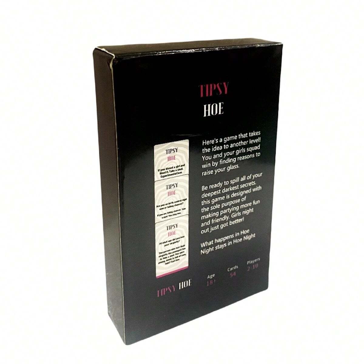 Tipsy Social Party Card Game For Adults, Waterproof, And Easy-To-Shuffle Cards For Exciting ...