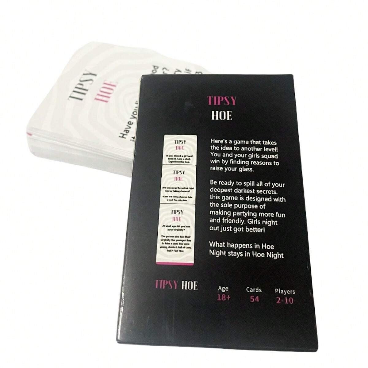 Tipsy Social Party Card Game For Adults, Waterproof, And Easy-To ...