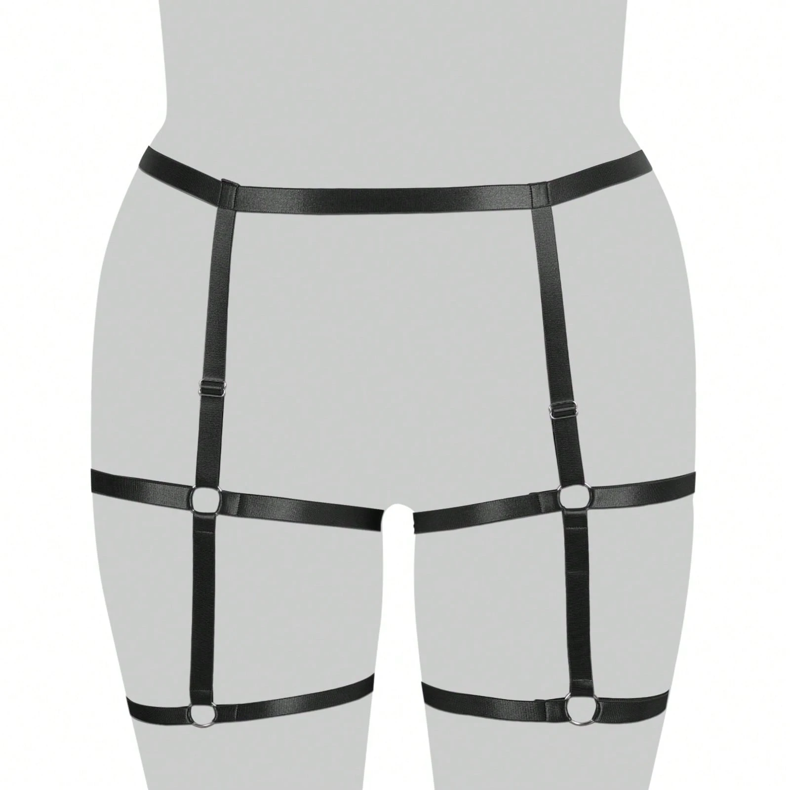 Women's Gothic Body Harness Fashion Leg Garter Belt Plus Size Garter ...