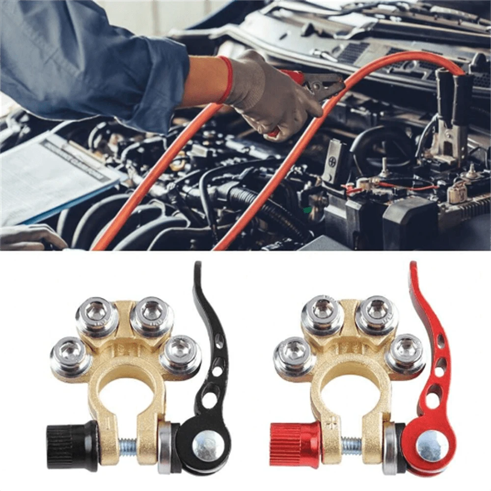 1 Pair Of Quick Release Car Battery Terminal Connectors, Power Plug ...