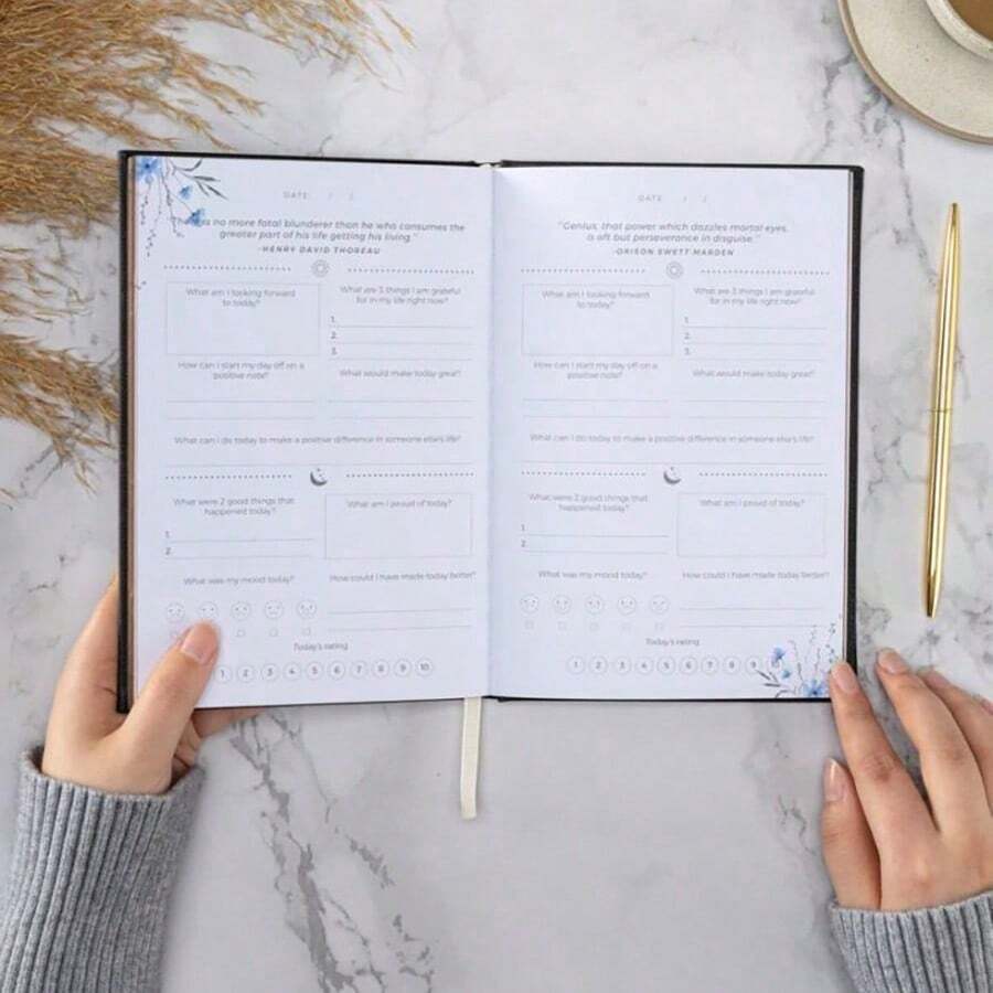 1pc Bohemian Butterfly Hardcover Journal The Gratitude Journal - Sun ...