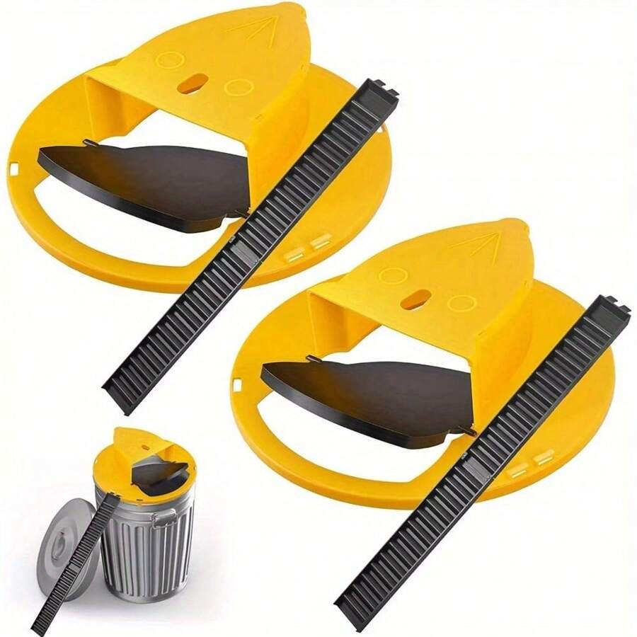 2x Mice Trap Reusable Smart Flip And Slide Bucket Lid Mouse Rat Trap ...