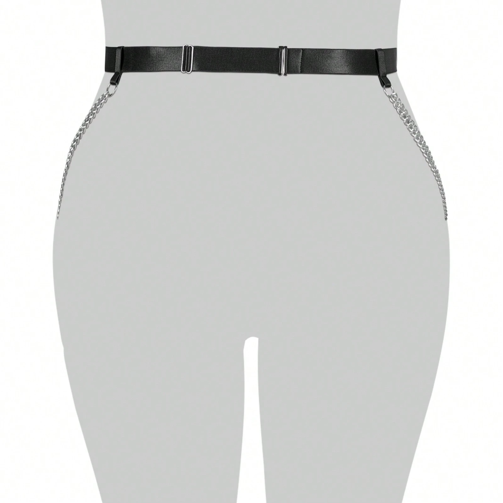 Women's Body Harness Fashion Leg Garter Belt Hip Belt Plus Size Cutout ...