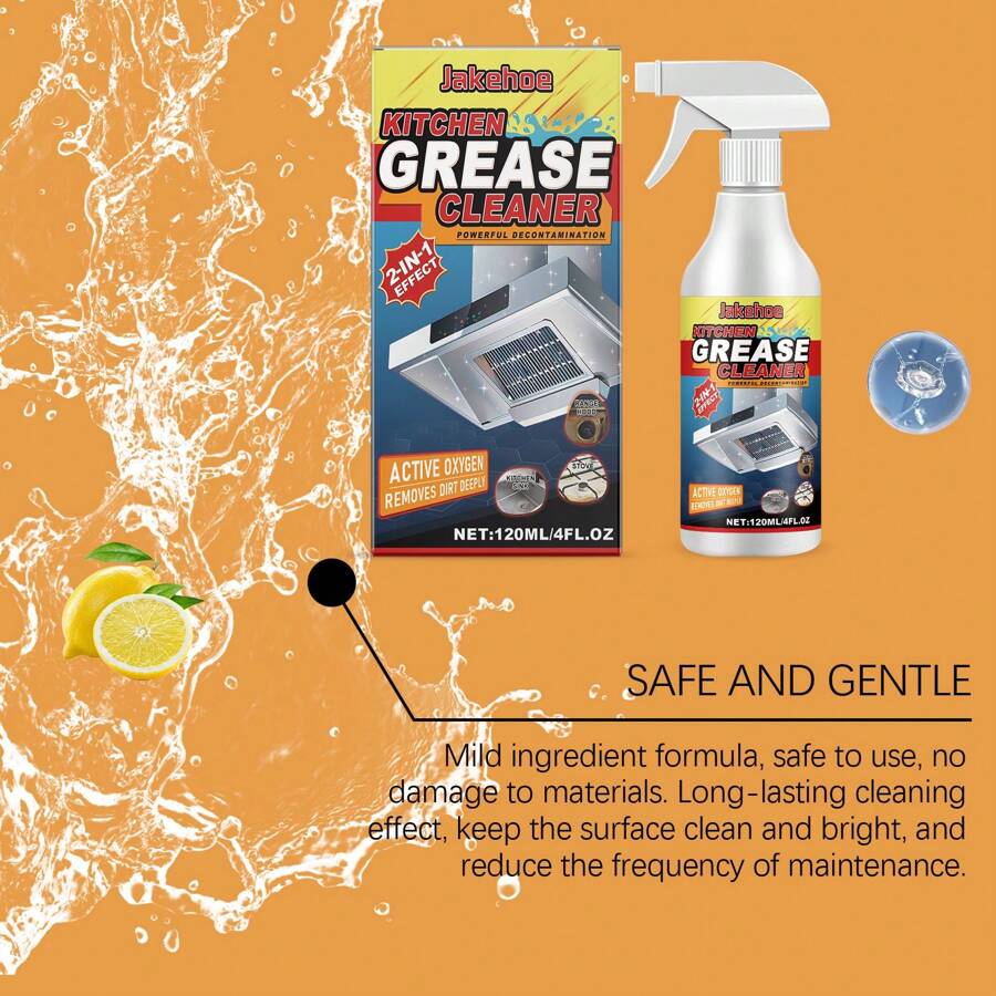 Kitchen Grease Cleaner Household Heavy Duty Grease Cleaner Kitchen ...