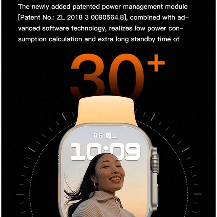 2024 Smartwatch I10 Ultra Max 2024 New Series 9 SmartWatch 2.09 Inch HD 49mm Bluetooth With ...