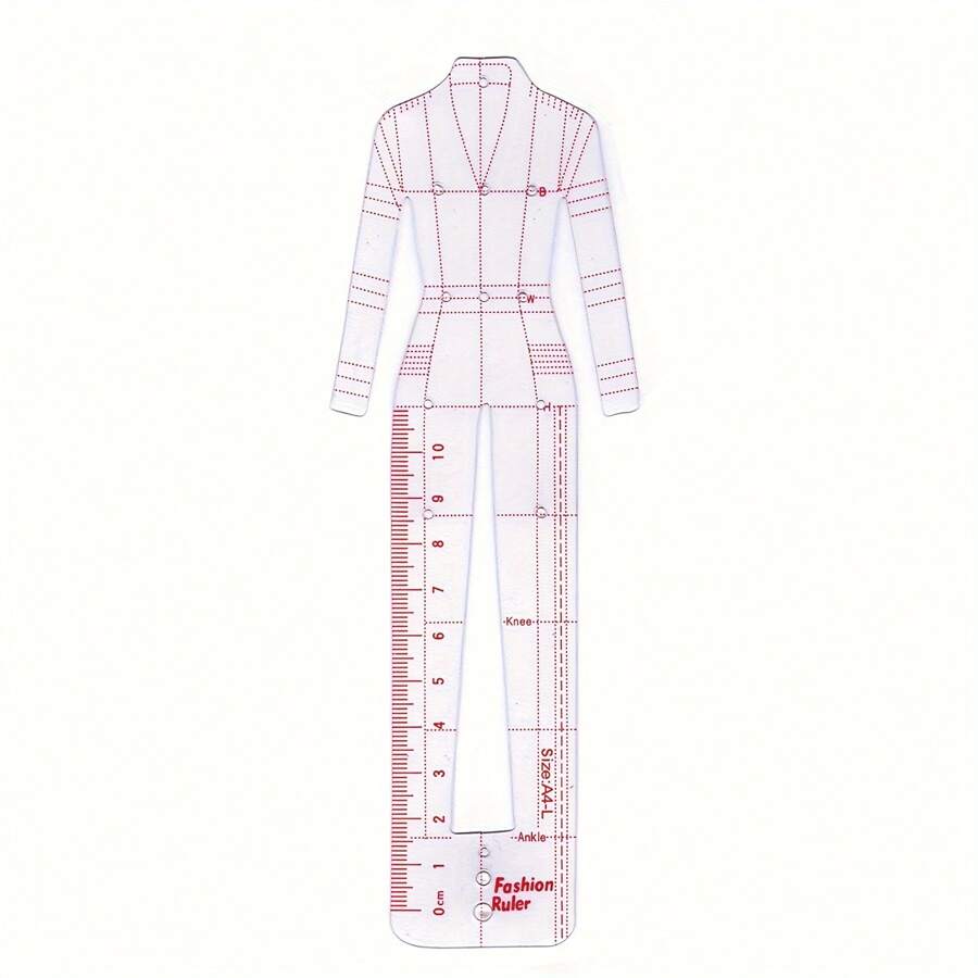 Women's Clothing Design Human Body Fashion Dynamic Diagram Ruler Hand ...