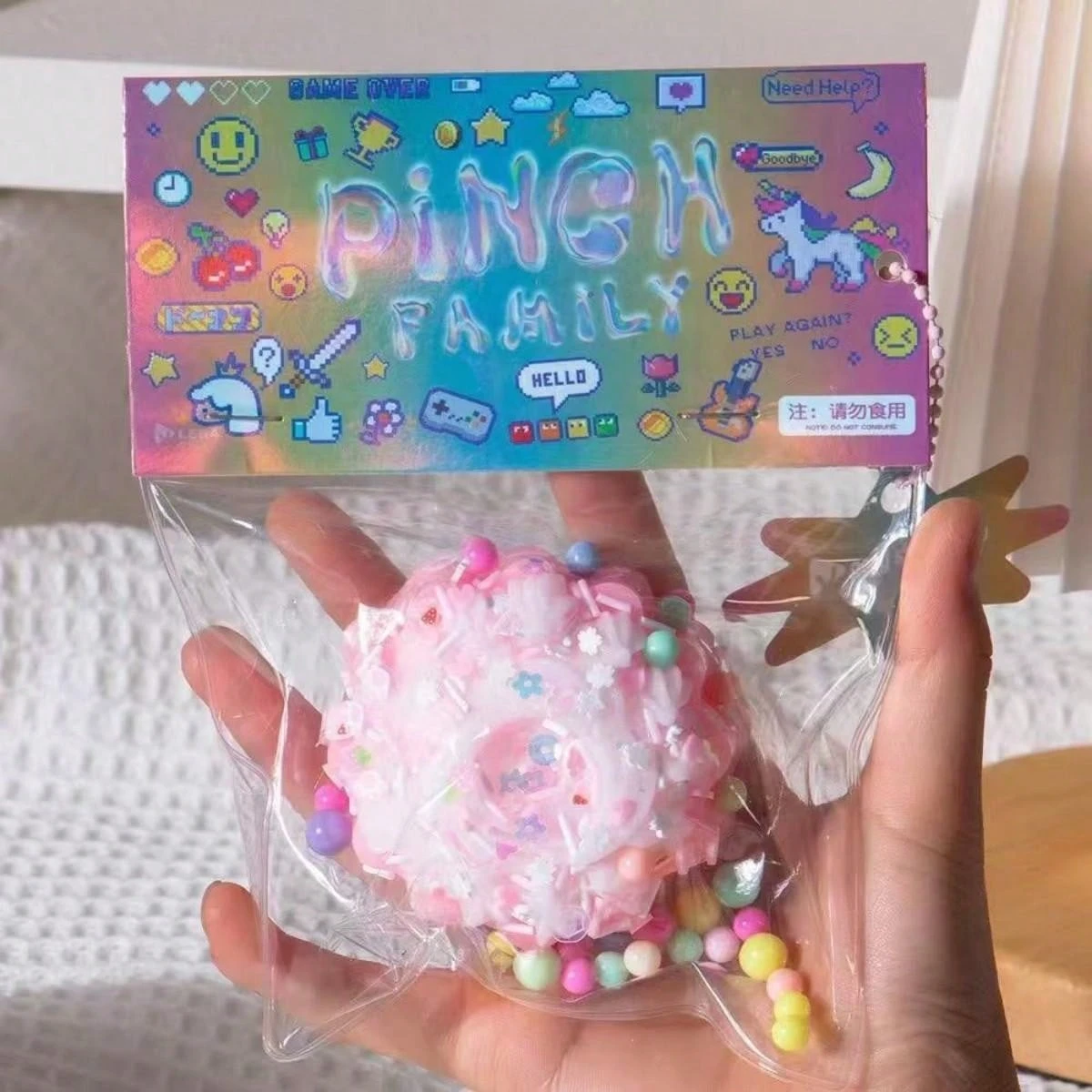 Dopamine Cute Dark Cat Paw Squishy Toy, Ultra Soft Squishies Stress ...