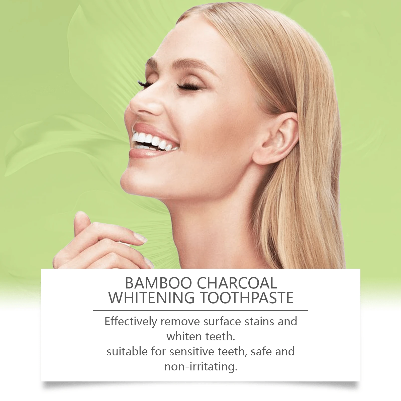Bamboo Charcoal Toothpaste Freshens Breath, Brightens Teeth, Improves ...