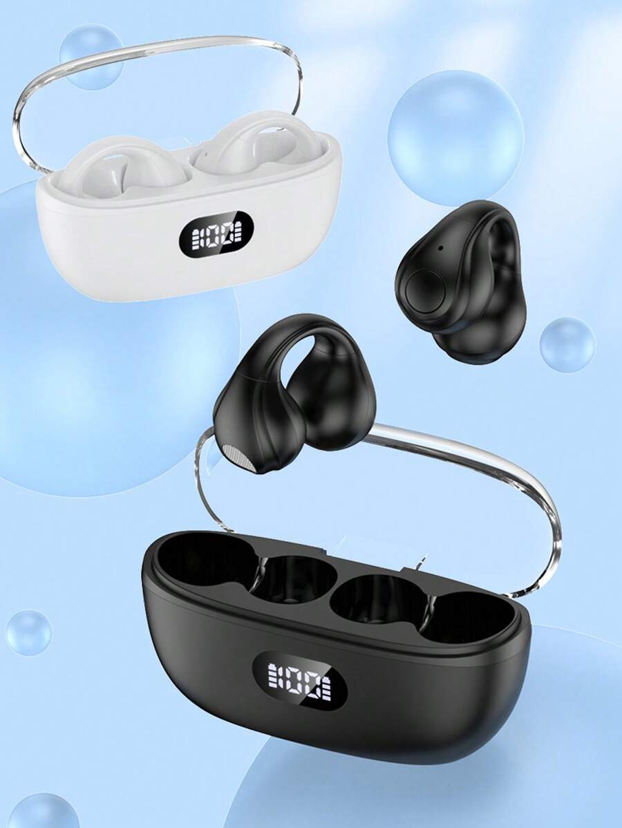 Fones de ouvido sem fio intra-auriculares, fones de ouvido esportivos ...