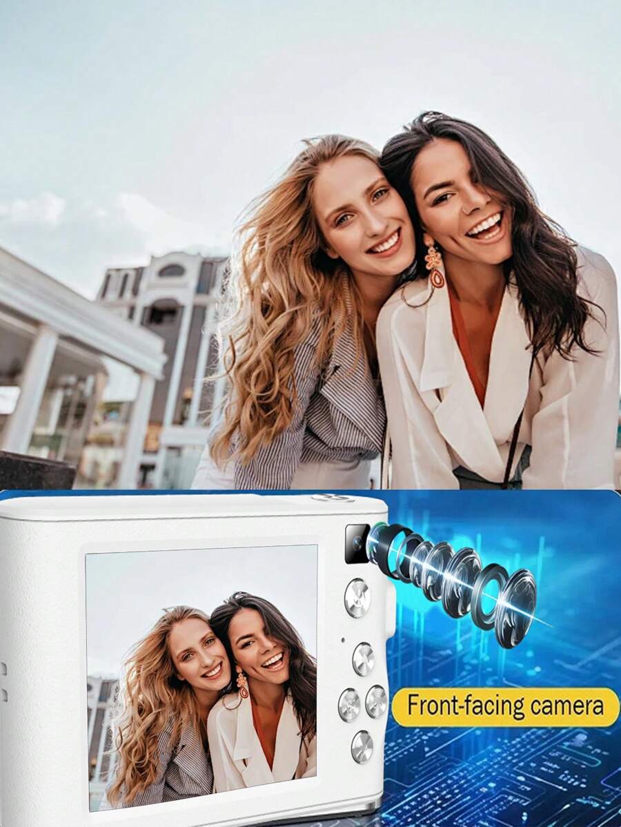 Digital Camera With 32GB Memory Card, USB3.0, 4K HD, Compact Travel ...