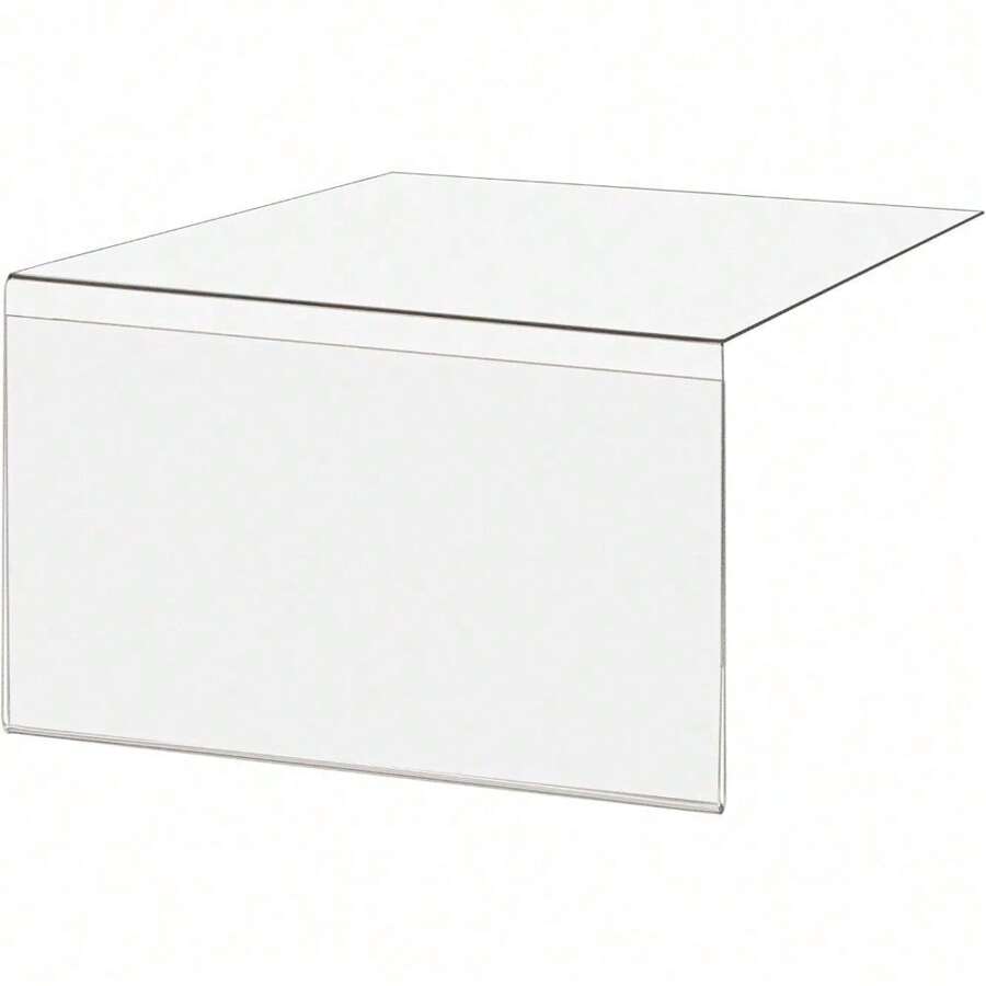 Marketing Holders 10 Pack Acrylic Retail Shelf Sign Holder 5" Wide By 3 ...