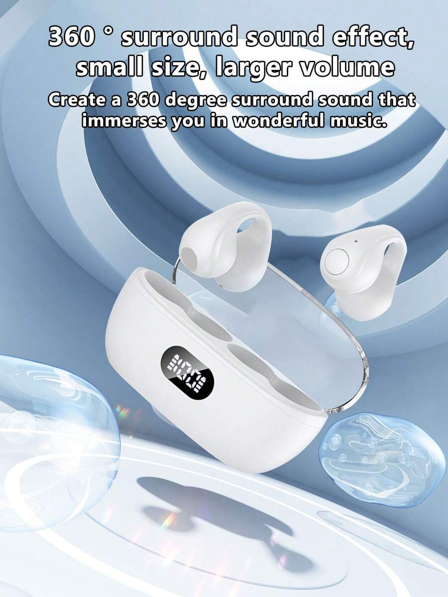 Fones de ouvido sem fio intra-auriculares, fones de ouvido esportivos ...