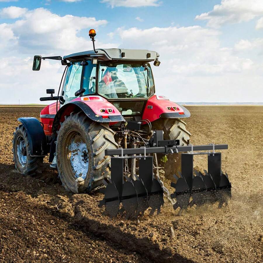 GOCAPTAIN 2 Pcs Disc Harrow Implements For ATC UTV, 15.7" Wide Food ...