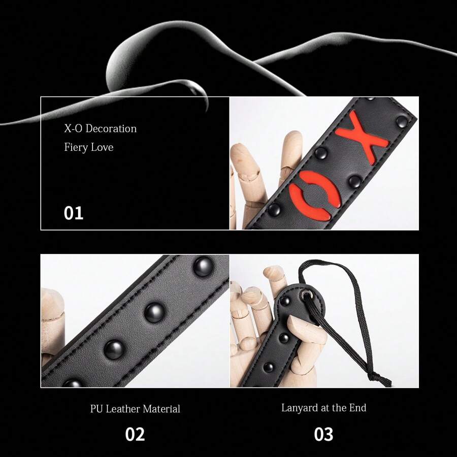 Adult BDSM Hand Slap XO PU Leather Love Slap Couple Sex Femdom Alternative Punishment Sex Toys ...