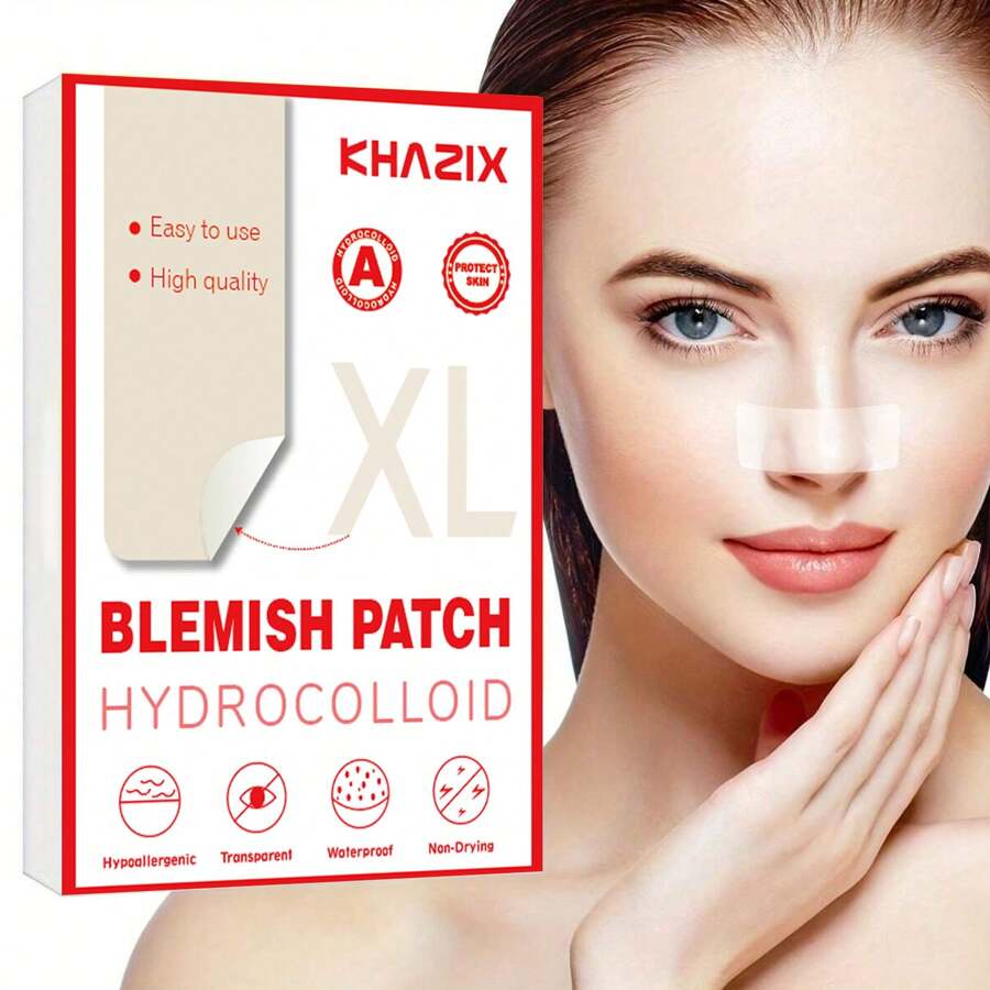 15PCS Hydrocolloid Patch, Large Size - Gentle, Low Allergenicity ...