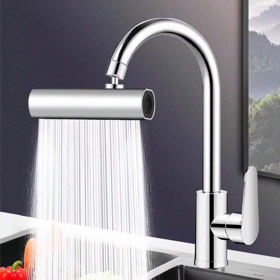 Universal Faucet Raindance Nozzle Waterfall Rotating Four-Stop Anti ...