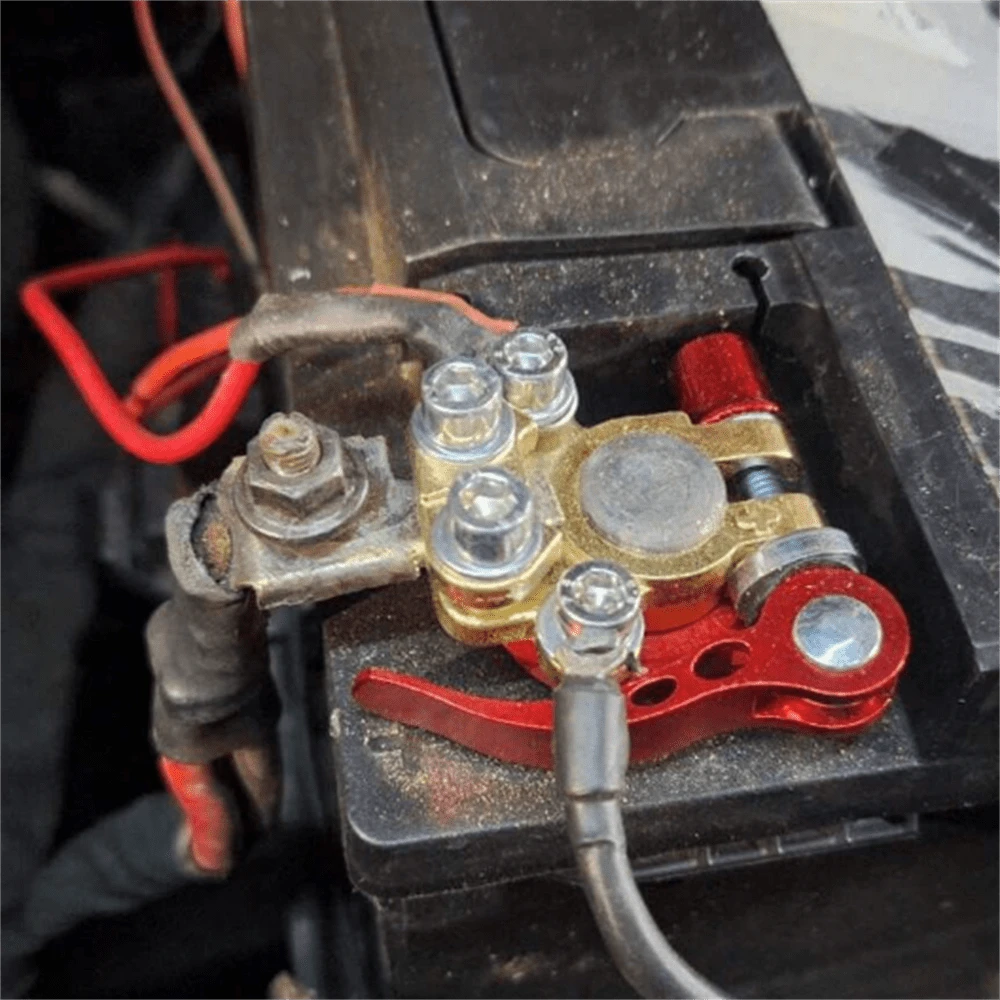 1 Pair Of Quick Release Car Battery Terminal Connectors, Power Plug ...