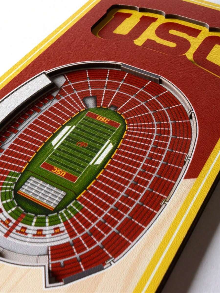 YouTheFan 953494 6 X 19 In. NCAA USC Trojans 3D Stadium Banner - Los ...