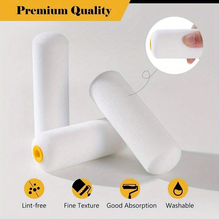 DONQE Set di rulli in schiuma per pittura Mister Rui, confezione da 10 ...