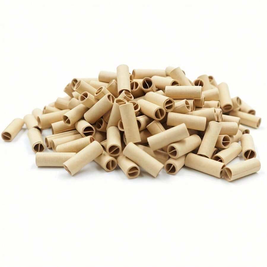 100pcs Pre Rolled Natural Unrefined Cigarette Filter Rolling Paper Tips ...